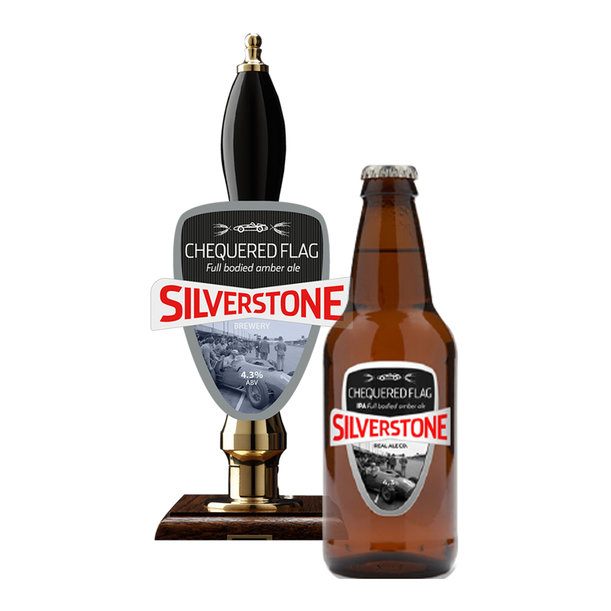 Chequered Flag 4.3% (12x500ml) - Silverstone Brewery